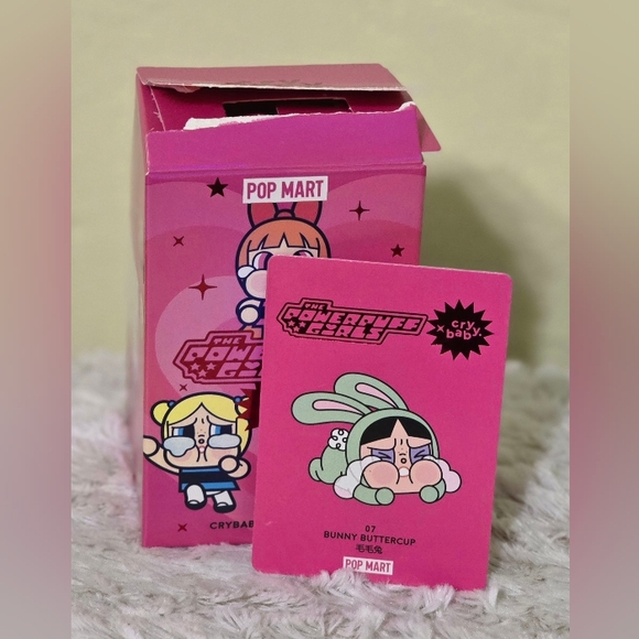 POP MART | Toys | Pop Mart Authentic Cry Baby Power Puff Bunny ...